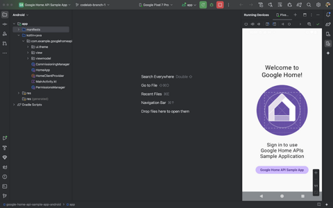 Build a mobile app using the Home APIs on Android | Home APIs - Android ...