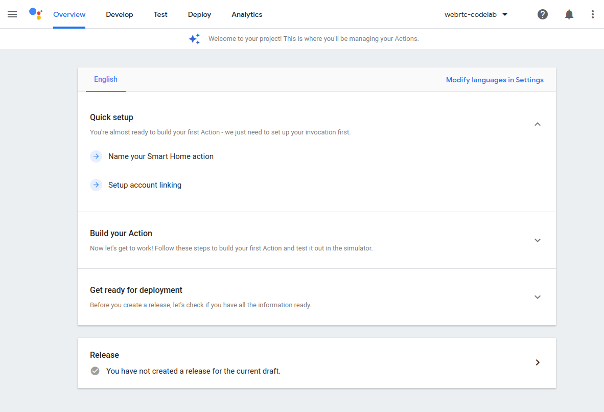 Implement CameraStream with WebRTC | Cloud-to-cloud | Google Home Developers