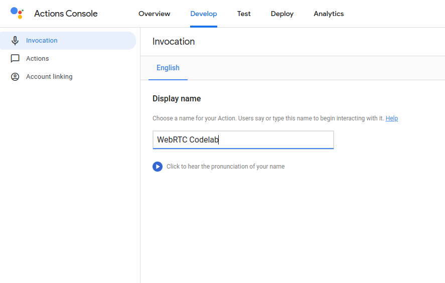 Implement CameraStream with WebRTC | Cloud-to-cloud | Google Home ...